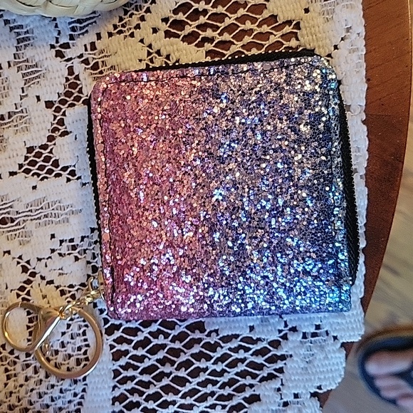 Source Unknown | Bags | Nwt Walletbeautiful Glitter Color | Poshmark
